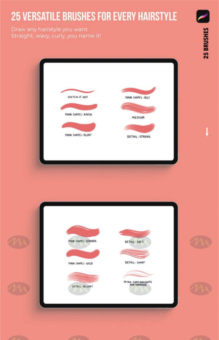 Free download 12 procreate marker brushes to download - Procreate brushes
