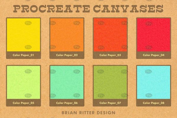 Download Procreate paper brush and canvas templates - Procreate brushes