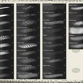 Vintage Textures Procreate Brushes Download for Expressive Sketches