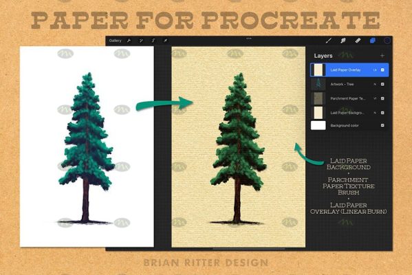 Download Procreate paper brush and canvas templates - Procreate brushes