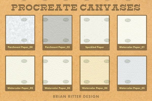 Download Procreate paper brush and canvas templates - Procreate brushes