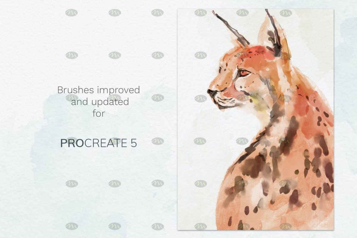 Free download Procreate watercolor brushes with super realistic natural ...