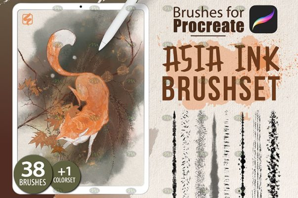 Free download Procreate Ink Brushes Set - Procreate brushes