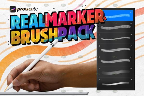 Free download Marker Marker Procreate Brushes - Procreate brushes