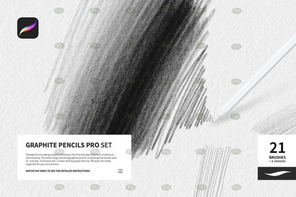 Free download 21 Sketching Pencil Procreate Brushes - Procreate brushes