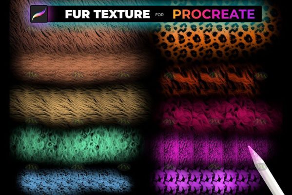 Free download 55 animal fur texture Procreate brushes - Procreate brushes
