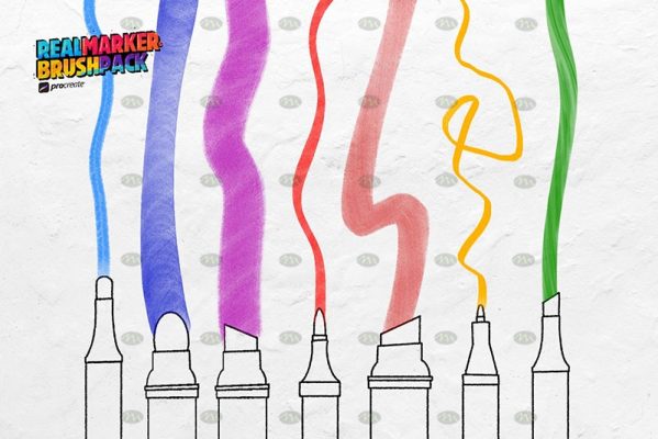 Free download Marker Marker Procreate Brushes - Procreate brushes