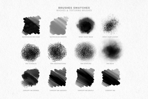 27 Ink Noise Shadow Procreate Brushes Free download - Procreate brushes