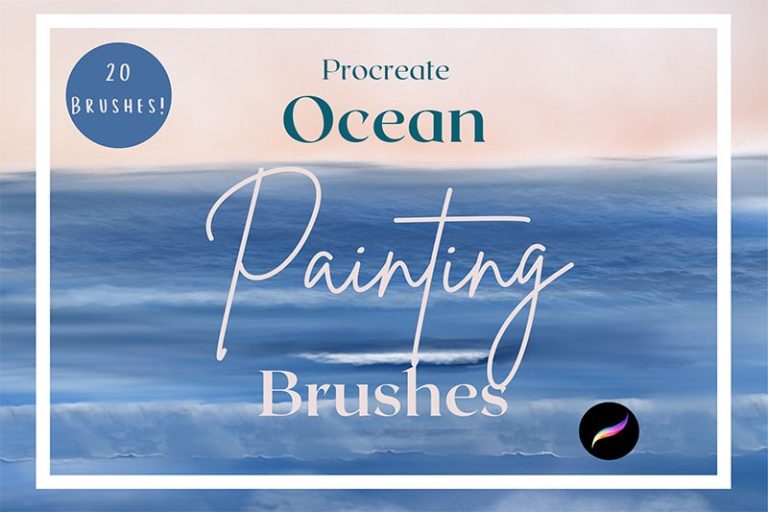 20 Brushes for Procreate Ocean Theme Free download - Procreate brushes