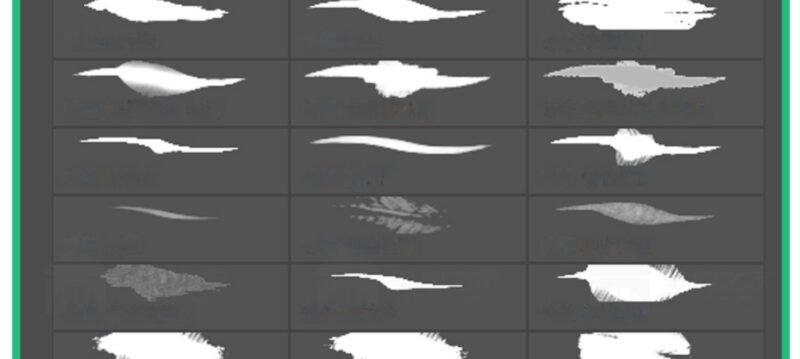 procreate chinese painting brushes ancient style ink brushes ancient ...