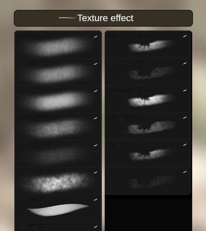 procreate Chinese painting brushes ancient style ink brush calligraphy ...