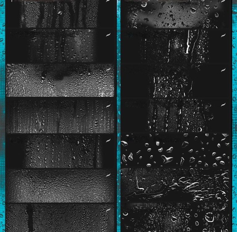 Procreate Brushes Photoshop Brushes Glass Beads Rain Bubbles Window ...