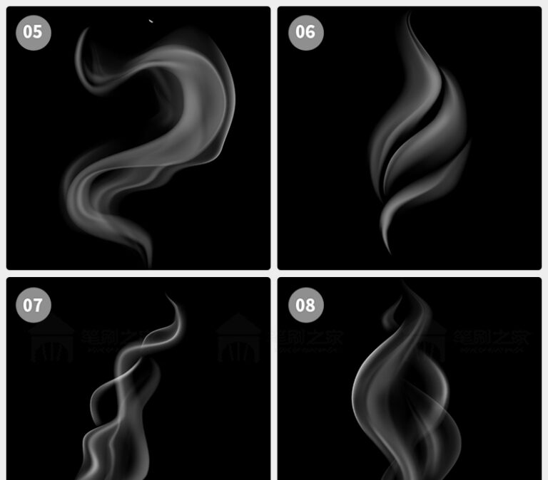procreate brushes smoky photoshop smoking cooking smoke vapor clouds ...
