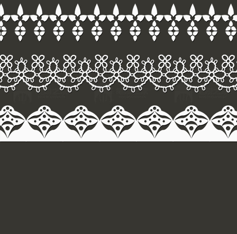 Lace procreate brushes Photoshop openwork lace floral fabric wedding ...
